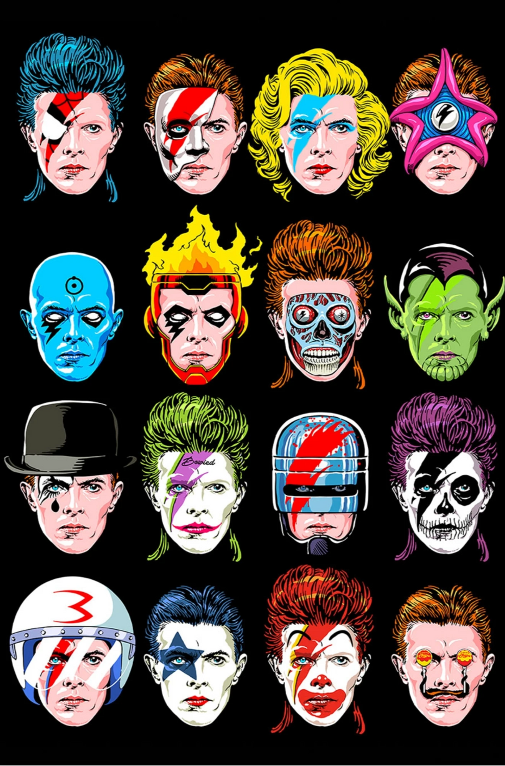 David Bowie (Floating Heads) GPE5976 – Panic Posters