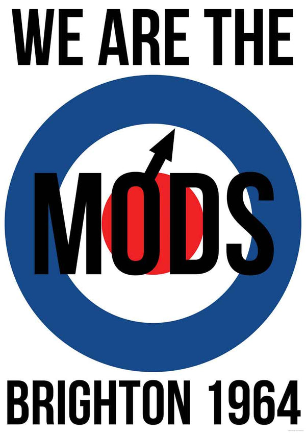 Mod posters - Mods Brighton poster ART072 – Panic Posters