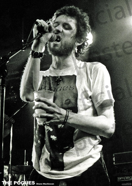 The Pogues posters - The Pogues Shane McGowan poster ART160 – Panic Posters