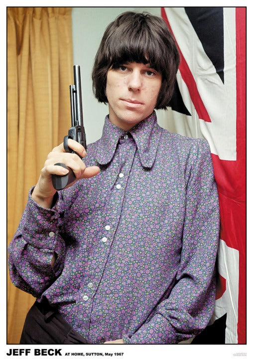 Jeff Beck posters - Jeff Beck Sutton 1967 poster ART176 – Panic Posters