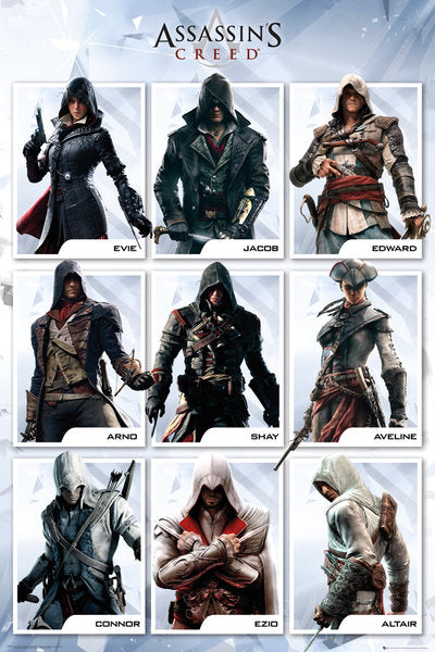 Assasins Creed posters - Assasins Creed Compilation poster FP4057 ...