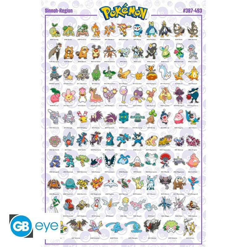 Pokemon posters - Pokemon Sinnah poster GBYDCO077 – Panic Posters