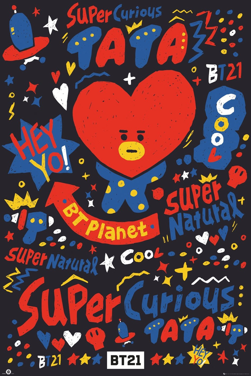 BT21 Posters - BT21 Tata poster GN0908 – Panic Posters