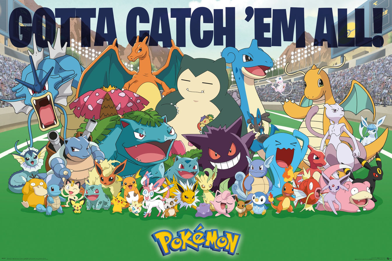 Pokemon posters - Pokemon All Time Favourites Partners poster GBYDCO549 ...