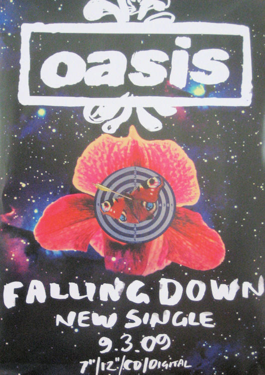 Oasis posters - Buy this original Oasis Falling Down promo poster ...