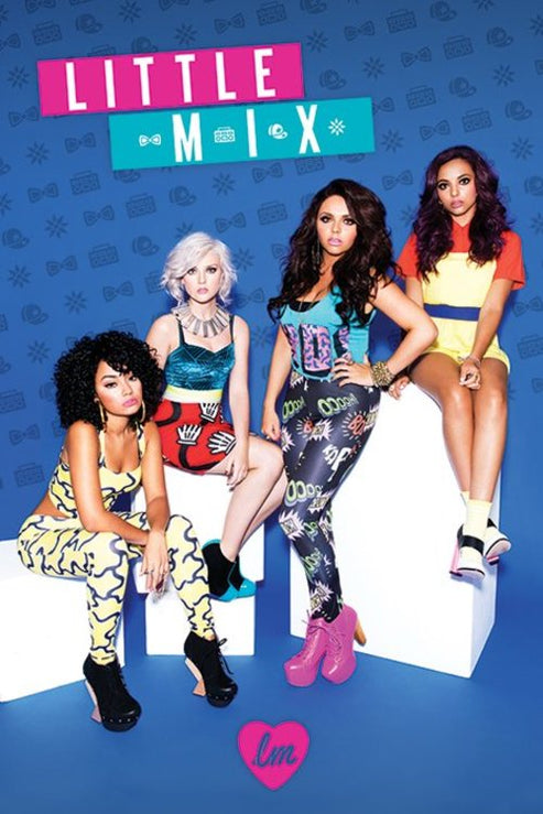 Little Mix posters - Little Mix Blue poster PP33110 – Panic Posters