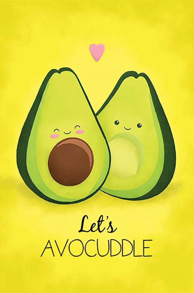 Avocado (Let's Avocuddle) poster PP34424 – Panic Posters