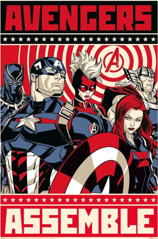 Avengers posters - Marvel Avengers Assemble poster PP35167 – Panic Posters